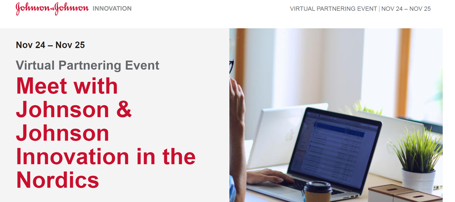 Meet with Johnson & Johnson Innovation in the Nordics 24.-25. Nov 2020 ...